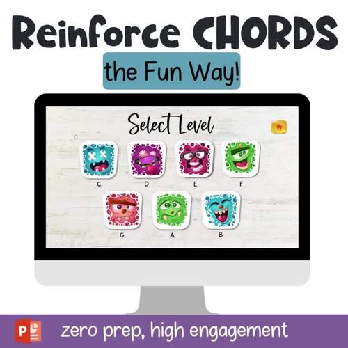 Ukulele Chord Memory Game | Virtual Monster Matching for Beginners ...