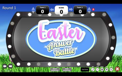 Easter (Non religious) Answer Battle - Family Feud Trivia Powerpoint ...