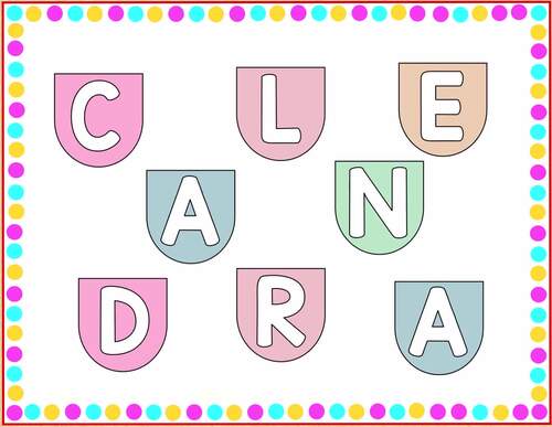 Printable Minimalist Classroom Calendar Labels, Pocket Size Number Labels