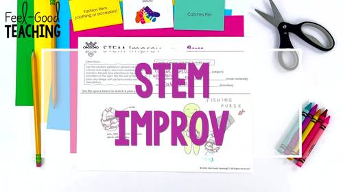 Easy STEM Activities in Under 30 Minutes - STEM Improv Year-Long Bundle