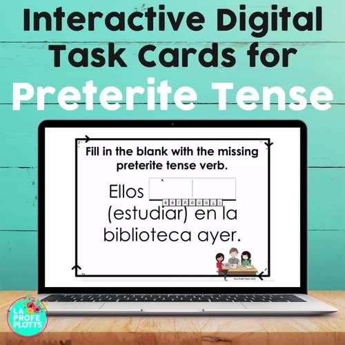Regular Preterite Verbs Spanish Boom Cards Spanish Digital Task Card ...