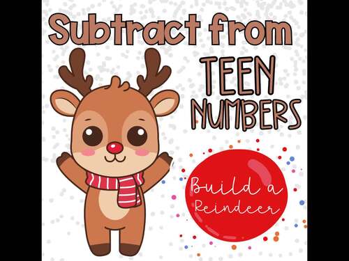 Subtracting from Teen Numbers Using a Ten | Boom Cards™ 1.OA.C.6 ...