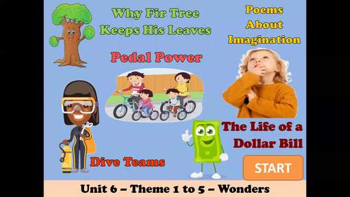 Grade 2 Unit 6 Wonders Complete Bundle of all Five Stories | TPT