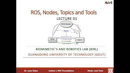 02. ROS: Nodes, Topics, and Tools (Video and Slides) by Robotics