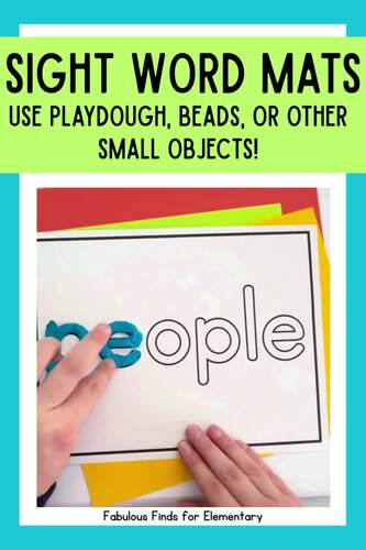 Sight Word Work Mats | K-2nd Grade Scope | Irregular Heart Words ...