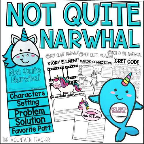 Not Quite Narwhal Read Aloud Activities with Unicorn Crafts for Ocean Theme