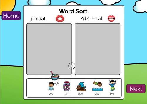 Stopping Minimal Pairs j d Boom Cards Tongue Twister Silly Sentences ...