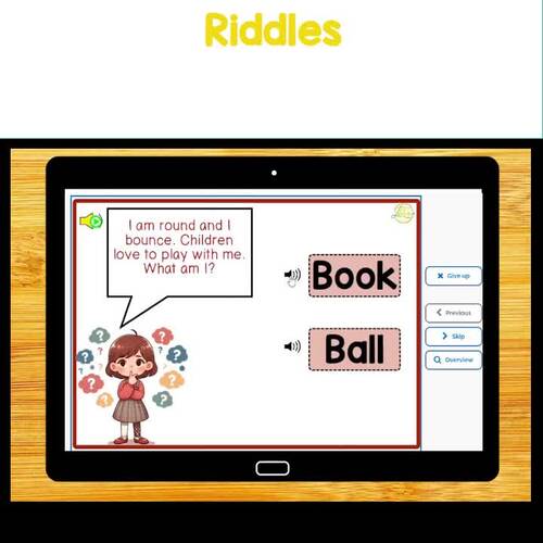 Riddles Boom Cards | Digital Resource by Limes and Lemons | TPT