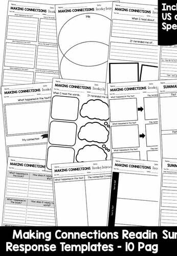 Reading Response Templates - Reading Strategies Bundle | TPT