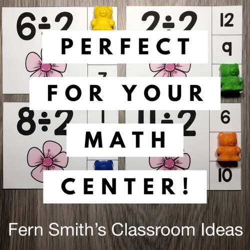 Division Clip Cards Dollar Deal by Fern Smith's Classroom Ideas | TPT