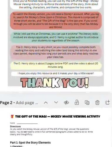 "The Gift of the Magi" Story to Movie Comparison by Magistra Mode
