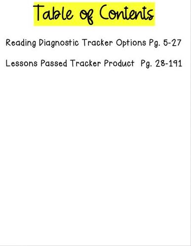 iReady Reading Diagnostic Tracker, and Goal Setting resource (NEW ...