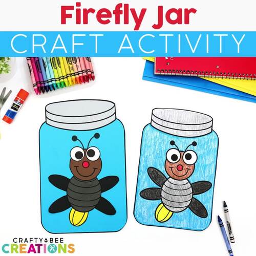 Firefly Jar Craft Lightning Bug Craft Insect Activities Summer Bulletin ...
