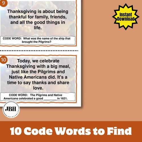 Turkey Tracks Scavenger Hunt: Reading Comprehension Adventure ...
