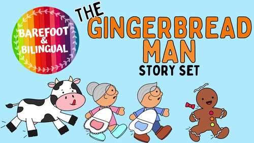 The Gingerbread Man Clipart - Fairytale Clipart | TPT