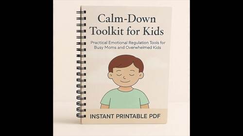 Calm Down Toolkit for Kids: Emotional Regulation Strategies, Breathing ...