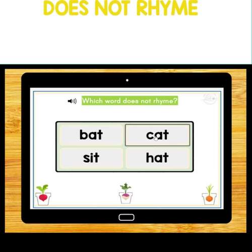 Rhyming Words Center Boom Cards | Digital Resources by Limes and Lemons