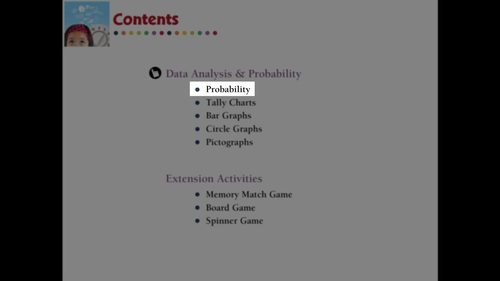 Data Analysis & Probability: Probability - Pre-Assess/Teach - PC Gr. PK-2