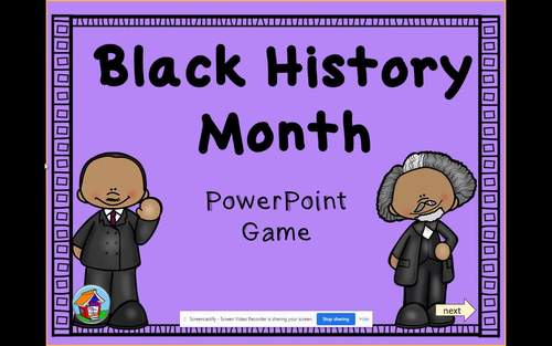 Black History Month PowerPoint Activity by Little Library of Learning