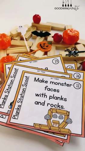 Planks Station Scoot- Set Three/ STEM Activities by Anita Goodwin ...