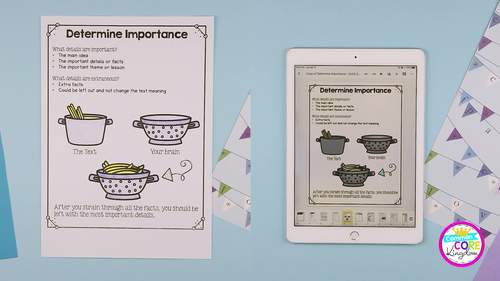 Determine Importance - 4th & 5th Grade Reading Comprehension Passages Unit