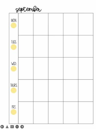 Printable Teacher Planner Undated by Digitally Yours Shop | TPT