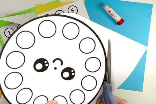 Clock Math Craft- Telling Time Math Craft, Build a Clock Craft, Time ...