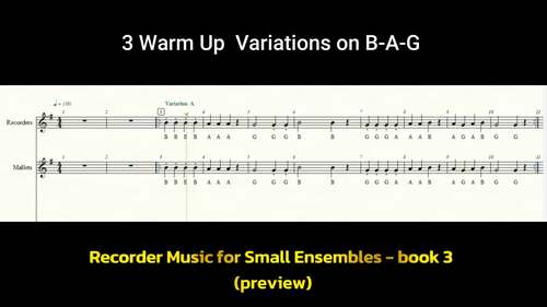 Recorder Music for Small Ensembles - book 3 by Ventzi Assenov | TPT