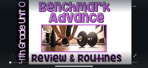 Benchmark Advance First Launch Review and Routines 4th Grade Teaching ...