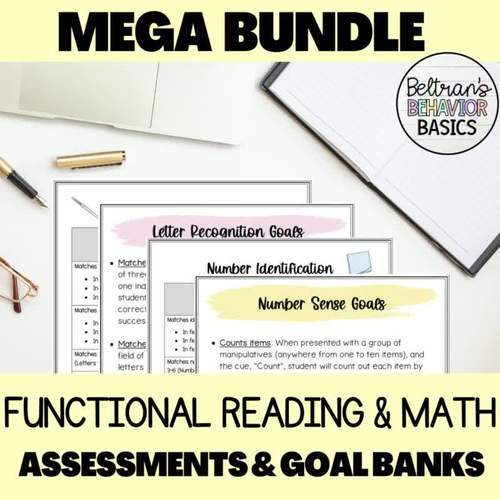 Mega Bundle Reading & Math Skill Assessments and IEP Goal Banks | TPT