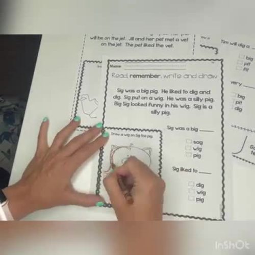 Kindergarten and First Grade Decodables | Reading Fluency Comprehension ...