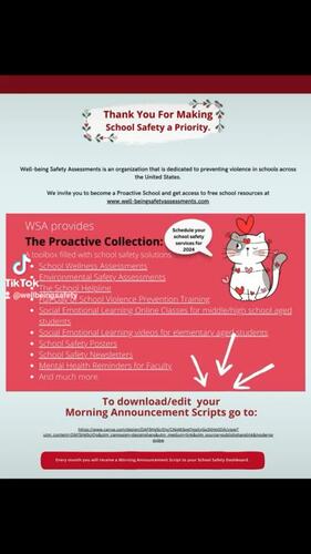 Morning Announcement Scripts-Valentine Edition (For the Principal)