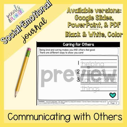 Peer Relationship Skills by Pencils and Planners | TPT