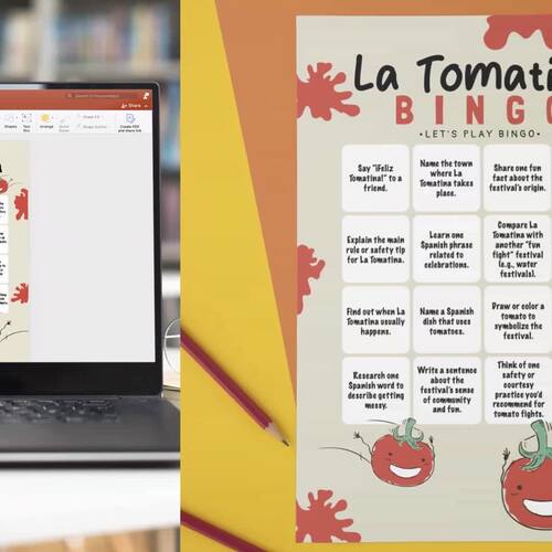 La Tomatina Bingo Game | Cultural Activities at Classroom | Inclusion ...