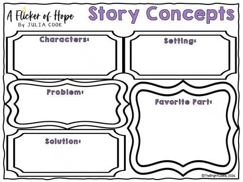 A Flicker of Hope Book Companion SEL Growth Mindset HOPE Coping Skills ...