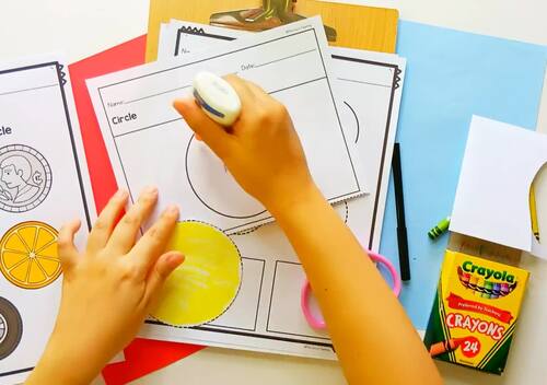 Pre-K Basic Colors and Shapes Activity by The Joy in Teaching | TPT