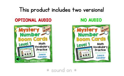 Mystery Number Detectives Level 1 Boom Cards (Self-Grading with Audio ...