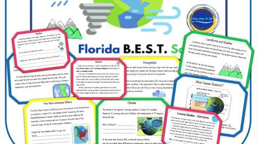 Weather and Climate 5th Grade Florida Science by Mrs Lena | TPT
