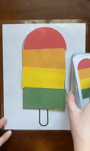 Popsicle Color Matching Game, Ice Cream Math Games, Learning Center ...