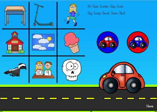 Car Articulation Tic Tac Toe Game for Speech Therapy Students | TPT