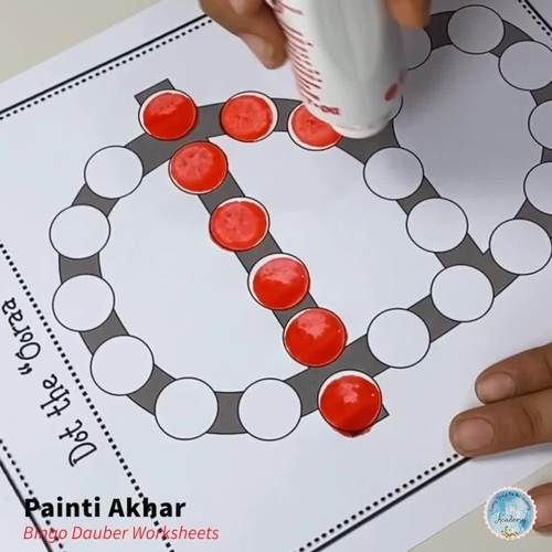 Punjabi Alphabet - BINGO DAUBER Worksheets by Gul Bajaj Academy | TPT