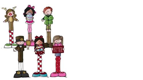 Holiday String Beanz clip art digi stamp COMBO PACK by Melonheadz