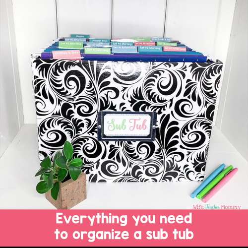 2nd Grade Substitute Lesson Plans Printable Set 1 By Wife Teacher Mommy
