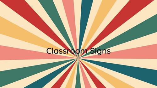 Sunburst Numbers Classroom Signs 0-20 by Megan Hatfield | TPT