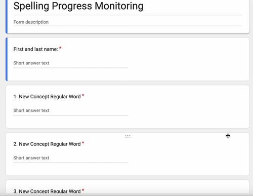 DIGITAL Spelling Progress Monitoring- UFLI Inspired- Ending Spelling ...