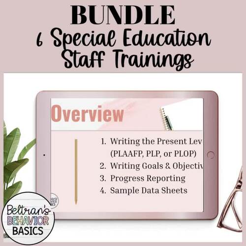 Bundle Staff Trainings for Special Education and Behavior Management