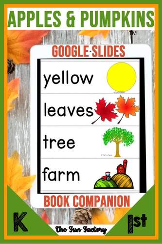 Apples & Pumpkins Book Companion Anne Rockwell Printable & Digital