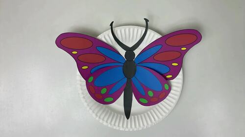 Butterfly Paper Plate Craft by Fun with Speech Therapy Teacher | TPT