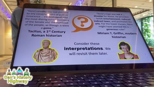 Ancient Rome Emperor Nero | Digital Card Sort History Lesson Grades 5–8