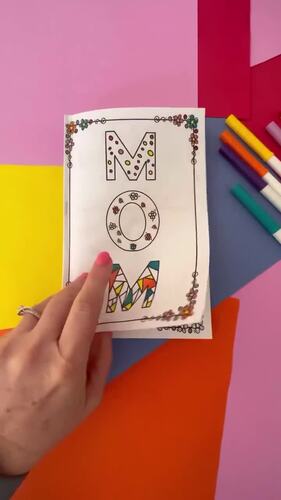 Mother's Day Craft - Writing and Drawing Activity Book by K-5 Treasures